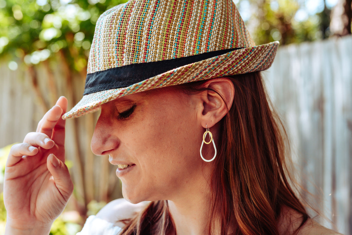 Sterling Silver Teardrop Earrings – Caron Designs, LLC